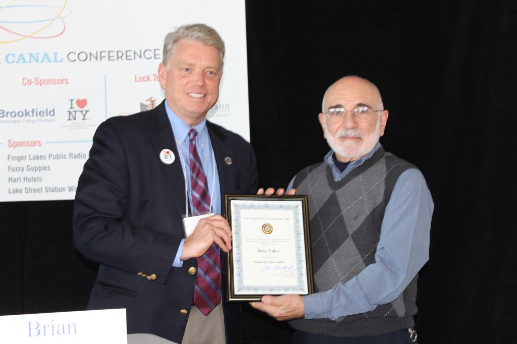 Dave Valvo of Rochester receives Canalway Trail Tender Award – Canalway ...