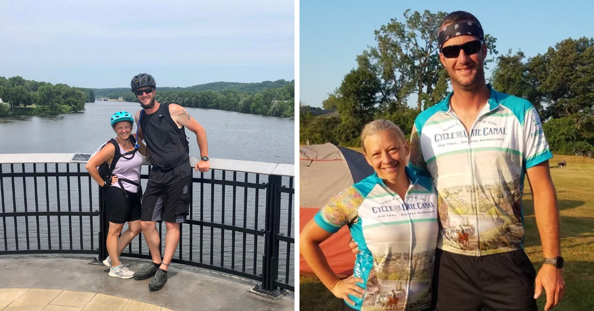When Jim Met Amy: A Cycle the Erie Canal Love Story – Canalway Trail Times